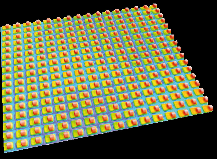 Measurements of the initial deflection of a nano pressure sensor for biological applications ...